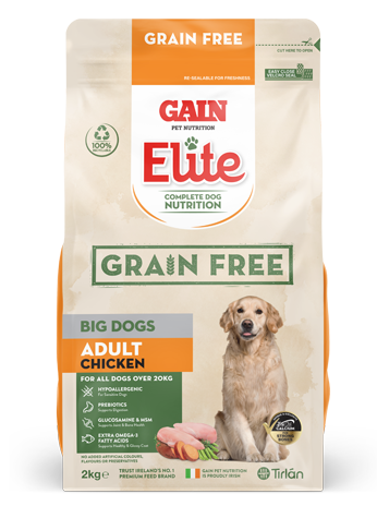 GAIN Elite Grain Free Big Dogs - Adult Chicken - GAIN Pet